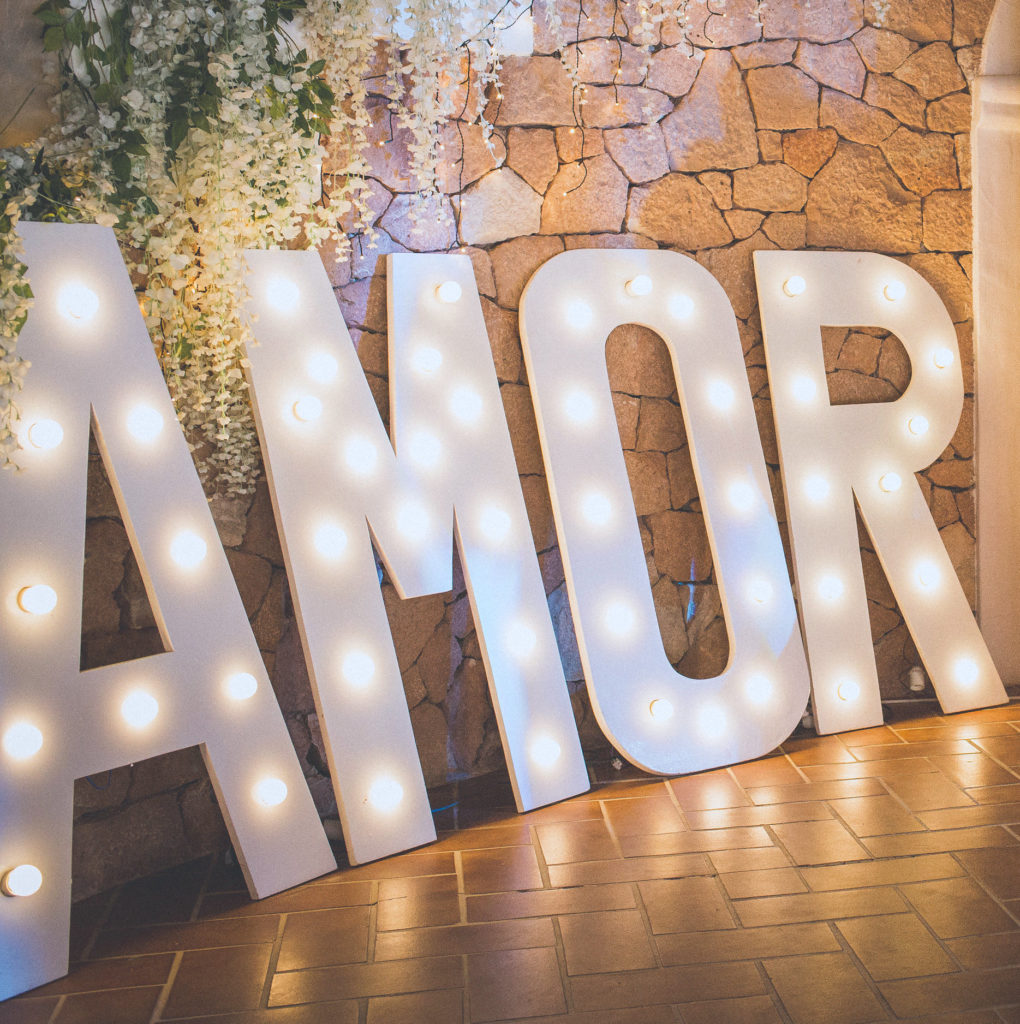 Letras Iluminadas AMOR - Ibiza Pro DJ